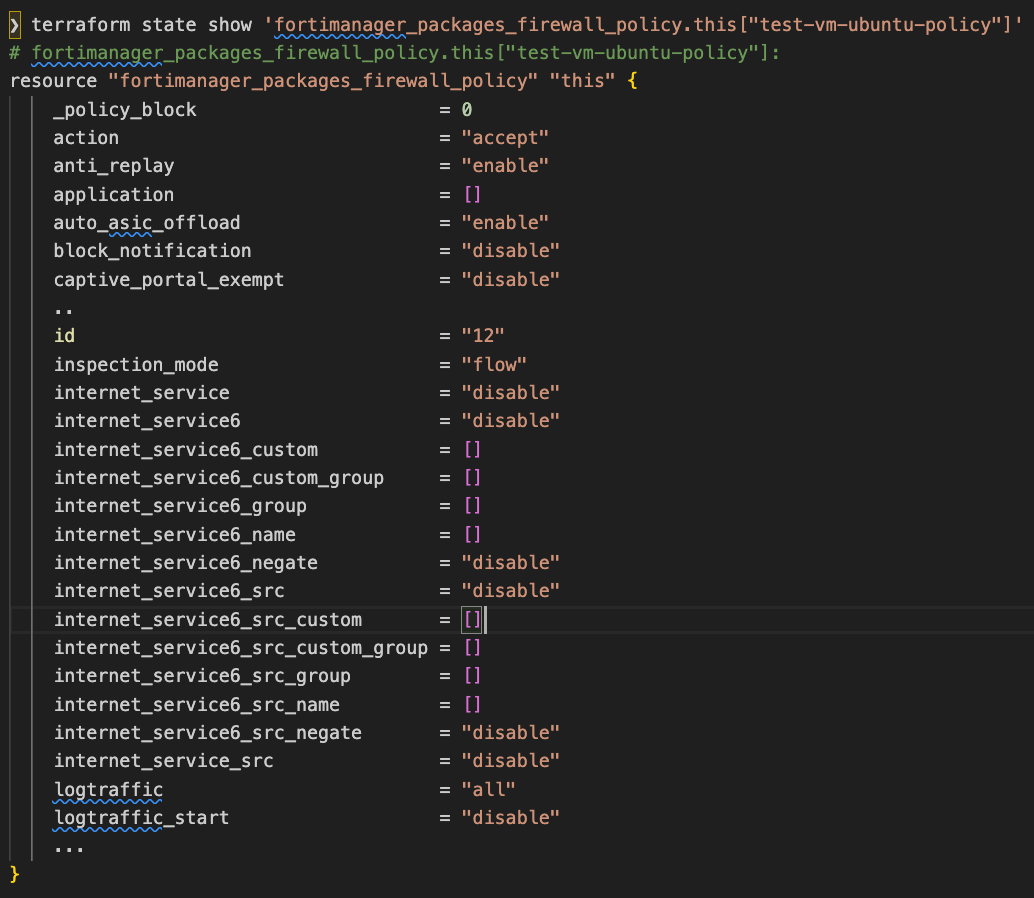 fortimanager_packages_firewall_policy: av_profile & ips_sensor keep missing after deployment ...