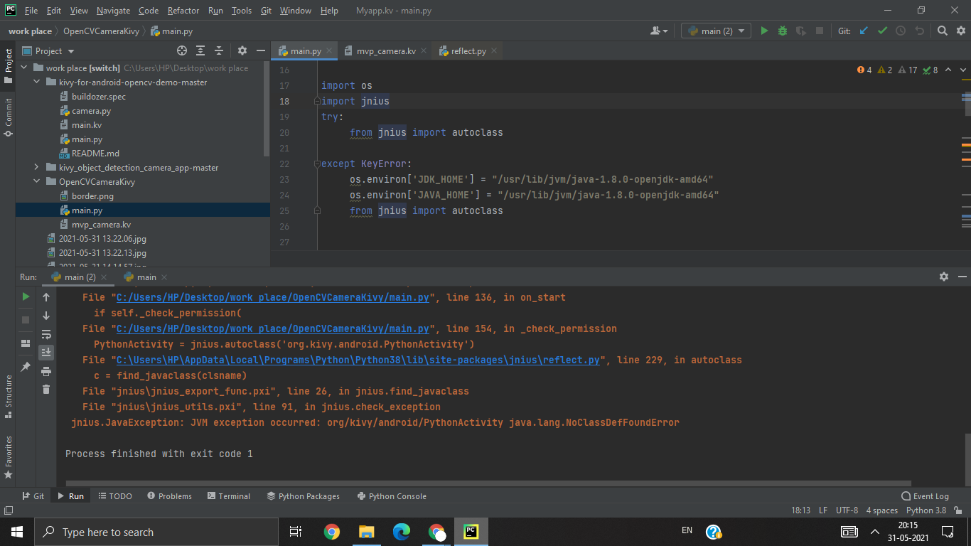 Getting JAVA_HOME KeyError while importing autoclass · Issue #209 ...