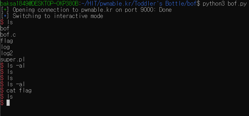 .interactive() shell only works for first command · Issue #1843 ...