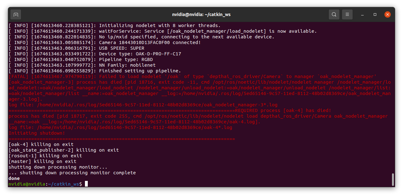 ros noetic stereo_inertial_node and depthai_ros_driver/pointcloud ...