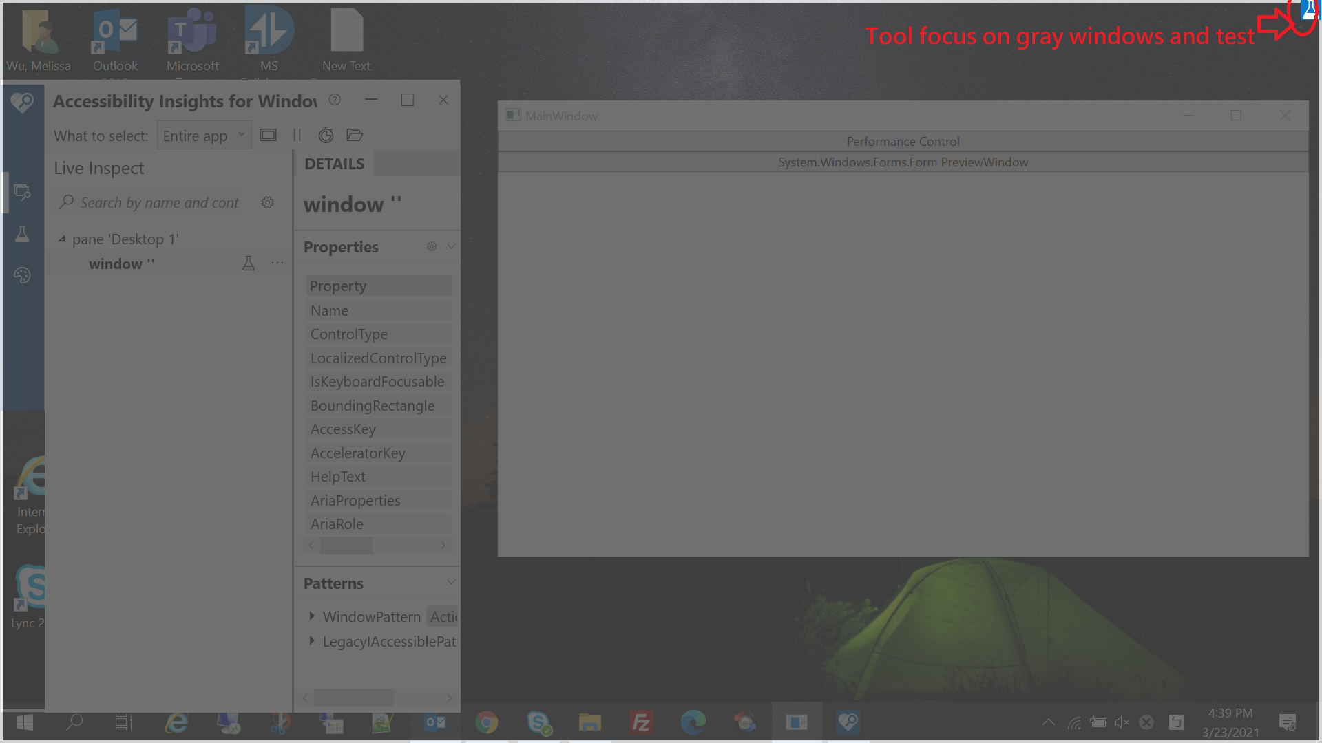 [BUG] How to fix windows form item : The Name property of focusable element must not be null ...