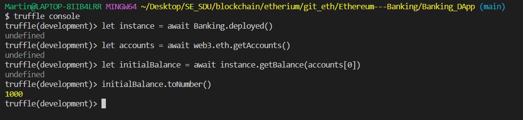 GitHub - MartSorensen/Ethereum---Banking: Simple banking smart contract - deployed on local ...