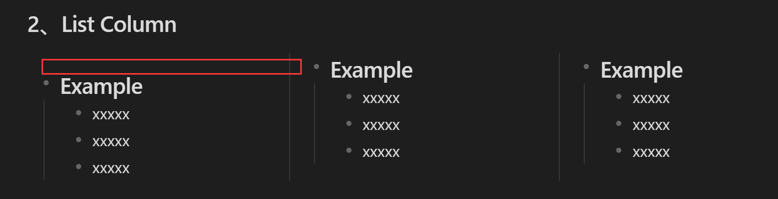 List Column first column a little bit lower · Issue #64 · efemkay/obsidian-modular-css-layout ...