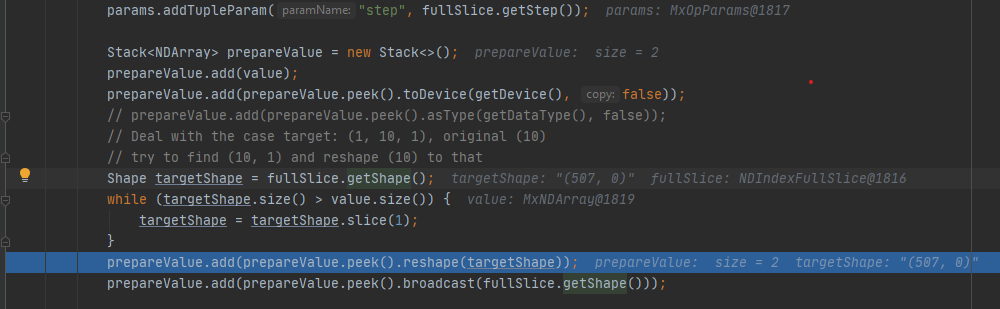Reshape exception during NDArray.set() · Issue #80 · deepjavalibrary/djl · GitHub