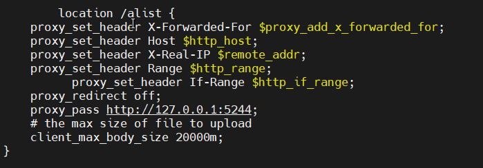 how to configure nginx proxy with subfolder · AlistGo alist · Discussion #2402 · GitHub
