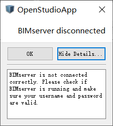 OpenStudio can't connect BIM Server · Issue #1211 · opensourceBIM/BIMserver · GitHub