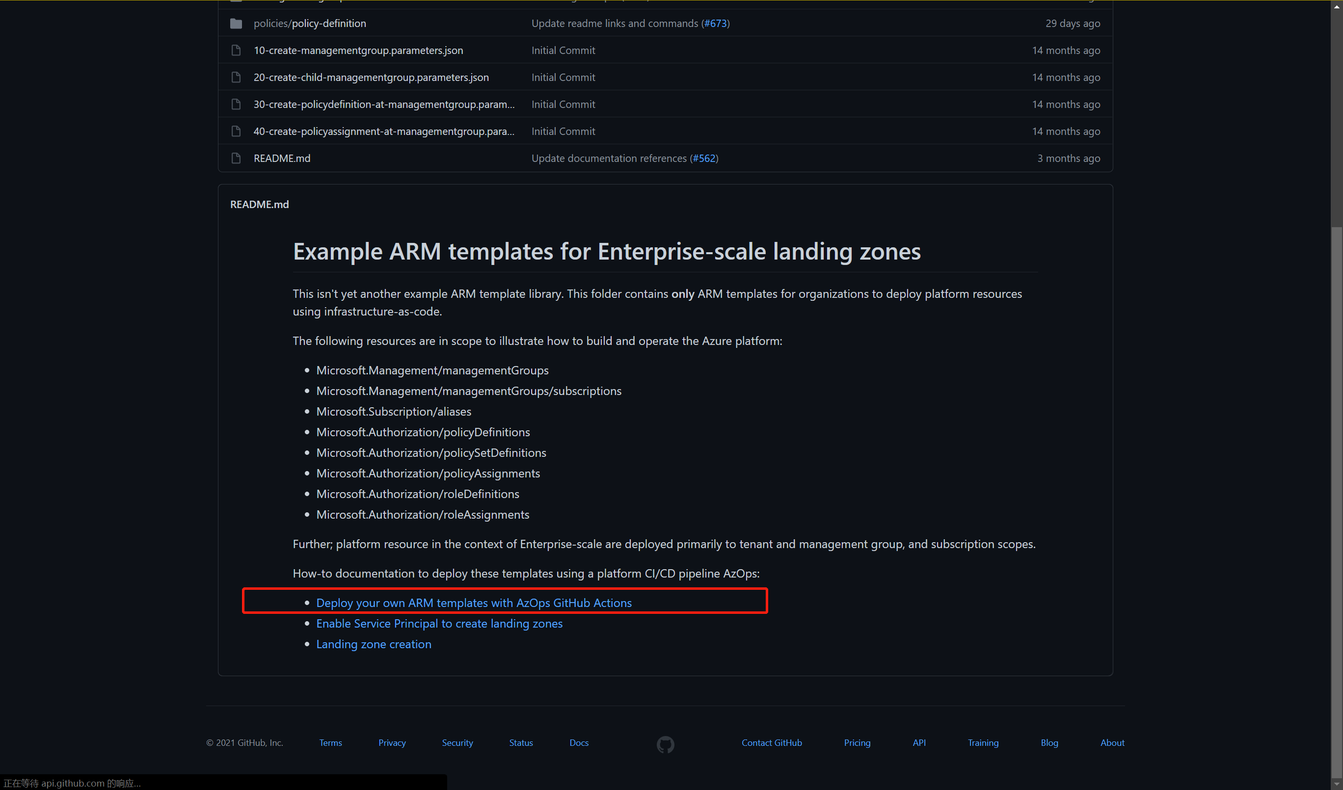 Page Link Bug Report 404 · Issue #739 · Azure/Enterprise-Scale · GitHub