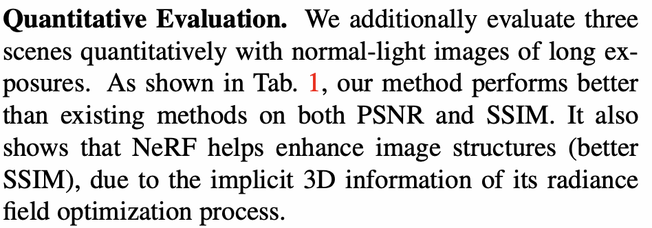 Comparison results in Table.1 · Issue #1 · onpix/LLNeRF · GitHub
