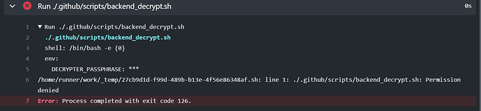 Action Showing Permission Denied Community Discussion 26239 GitHub