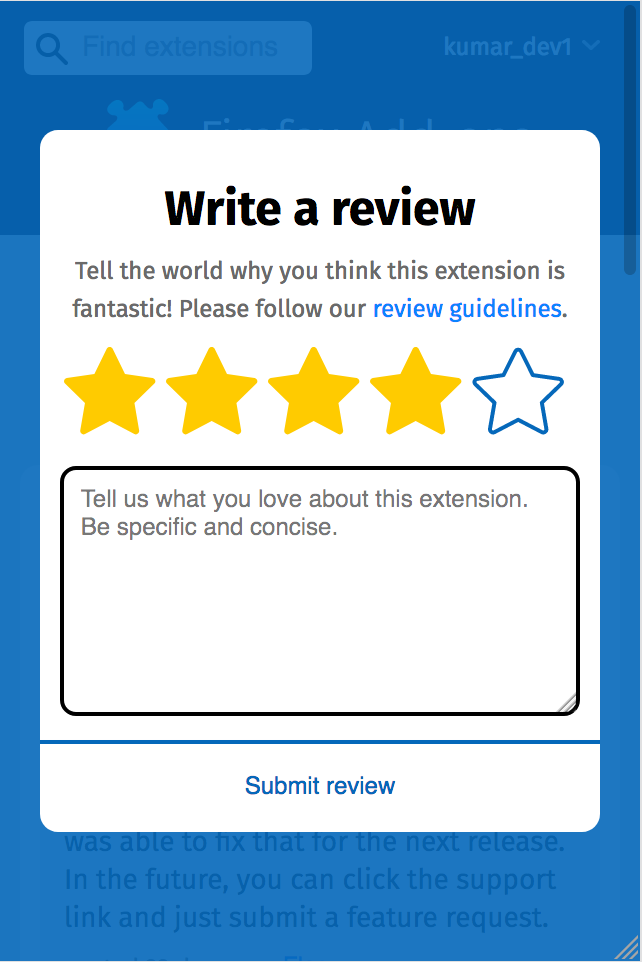 Link To Review Guidelines From The Review Dialog · Issue 11018 
