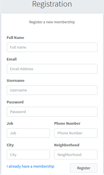 GitHub - TugceBuketAktas/MemberRegistration