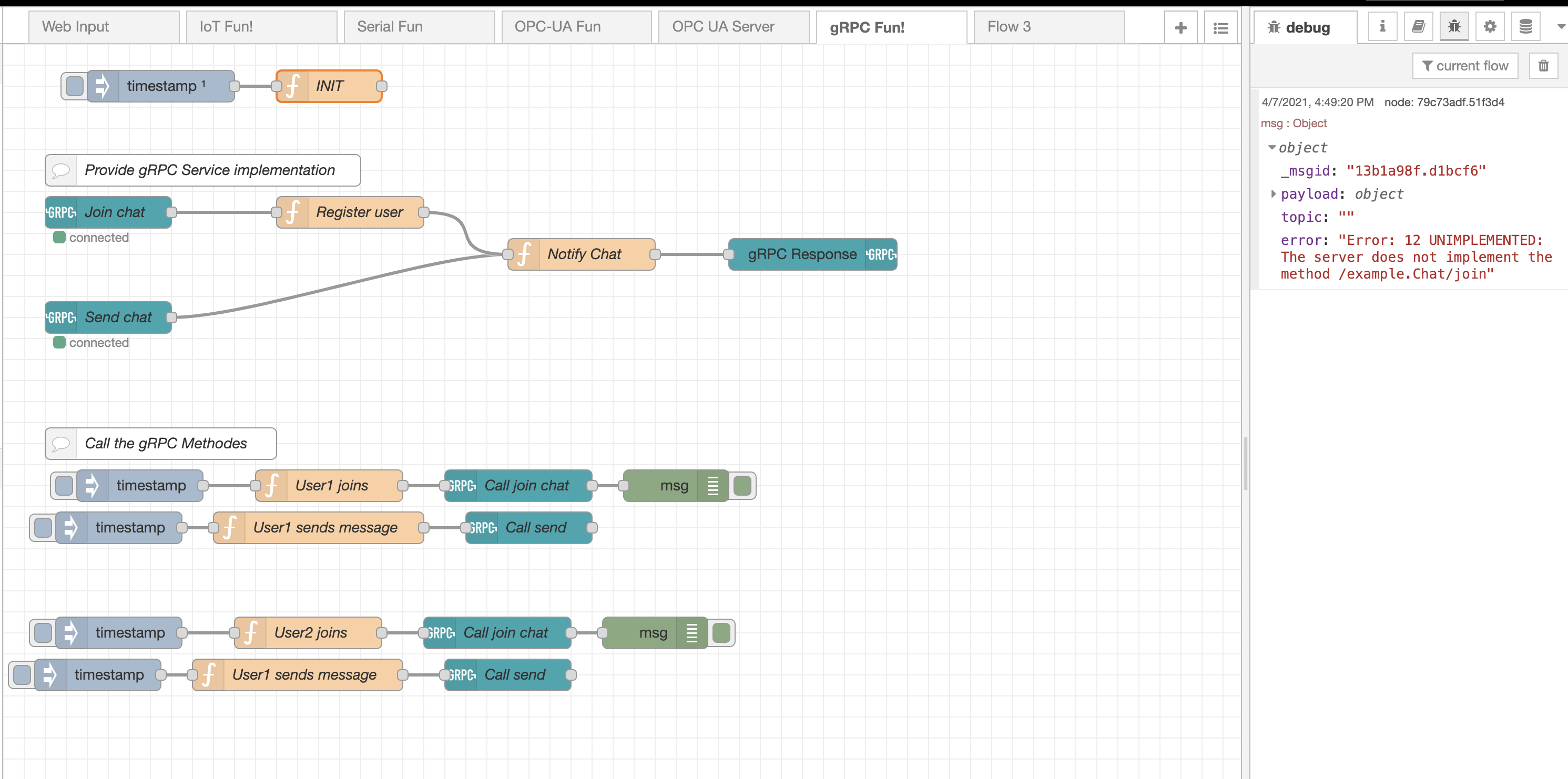 Sample Flow Not Working · Issue 14 · Julien Pal Node Red Contrib Grpc · Github