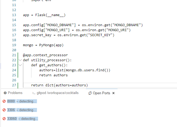 editor functionalities lost - ports not available · Issue #2713 · gitpod-io/gitpod · GitHub