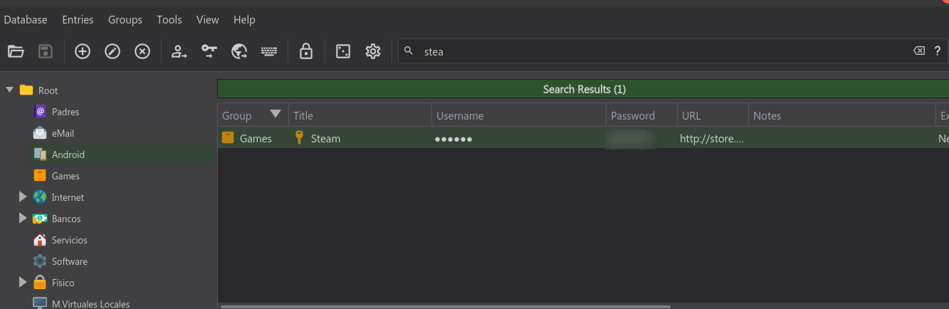 Search result showing password · Issue #6763 · keepassxreboot/keepassxc · GitHub