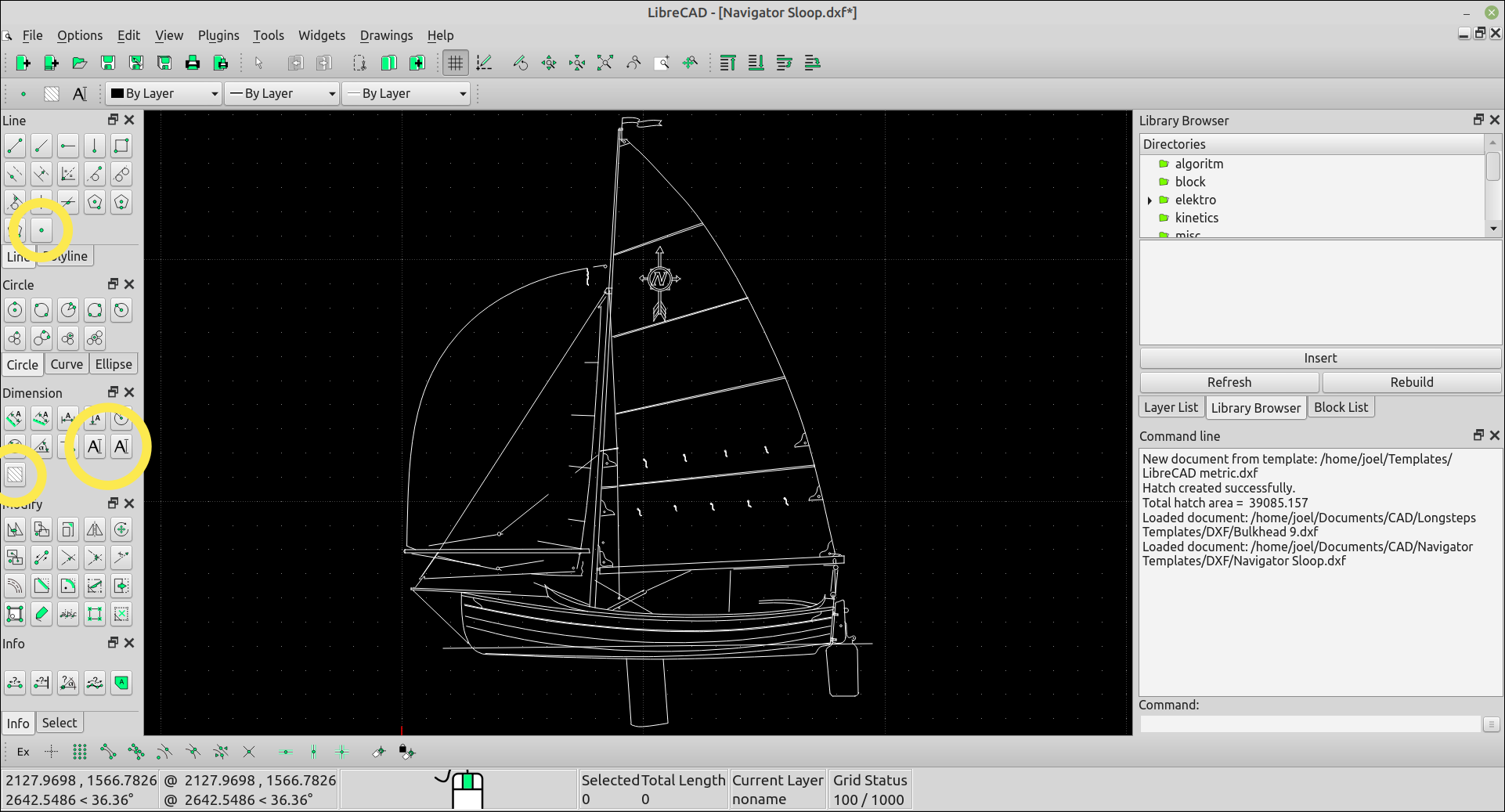 Four essential tools missing from Dock Widgets · Issue #1511 · LibreCAD/LibreCAD · GitHub