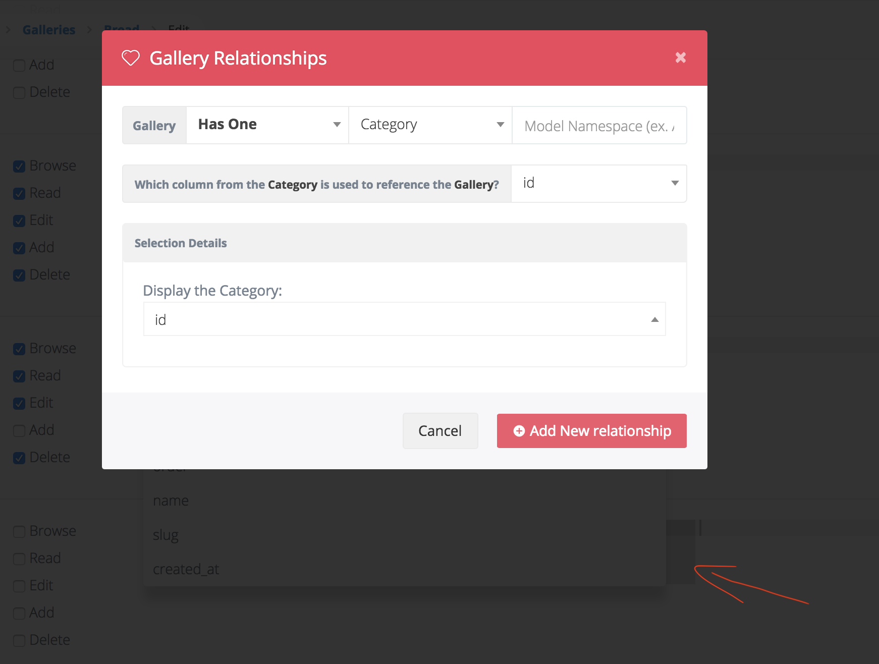 The selects of the "Create Relationship" modal are broken · Issue #2314 · thedevdojo/voyager ...
