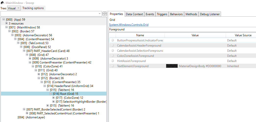 Tab header foreground color not set properly · Issue #2653 · MaterialDesignInXAML ...
