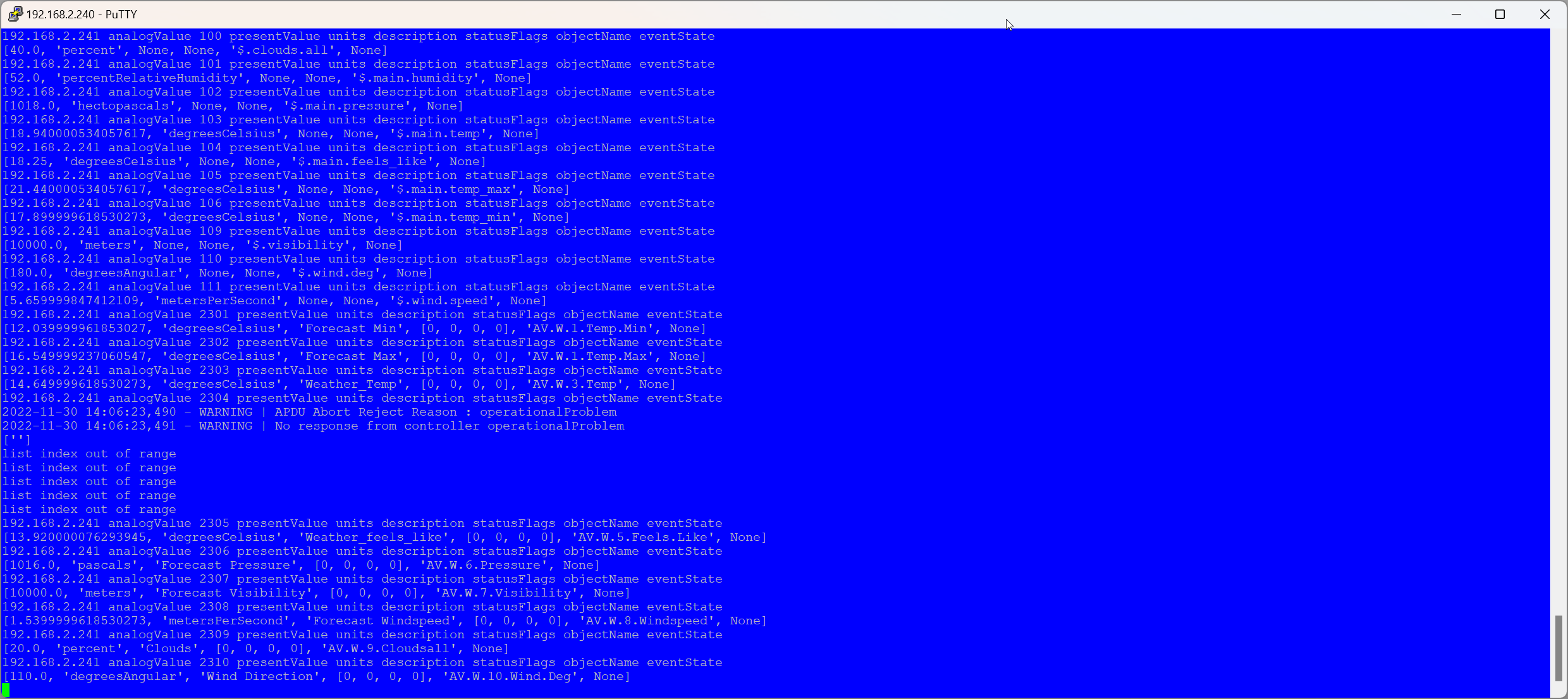 callback function · Issue #367 · ChristianTremblay/BAC0 · GitHub