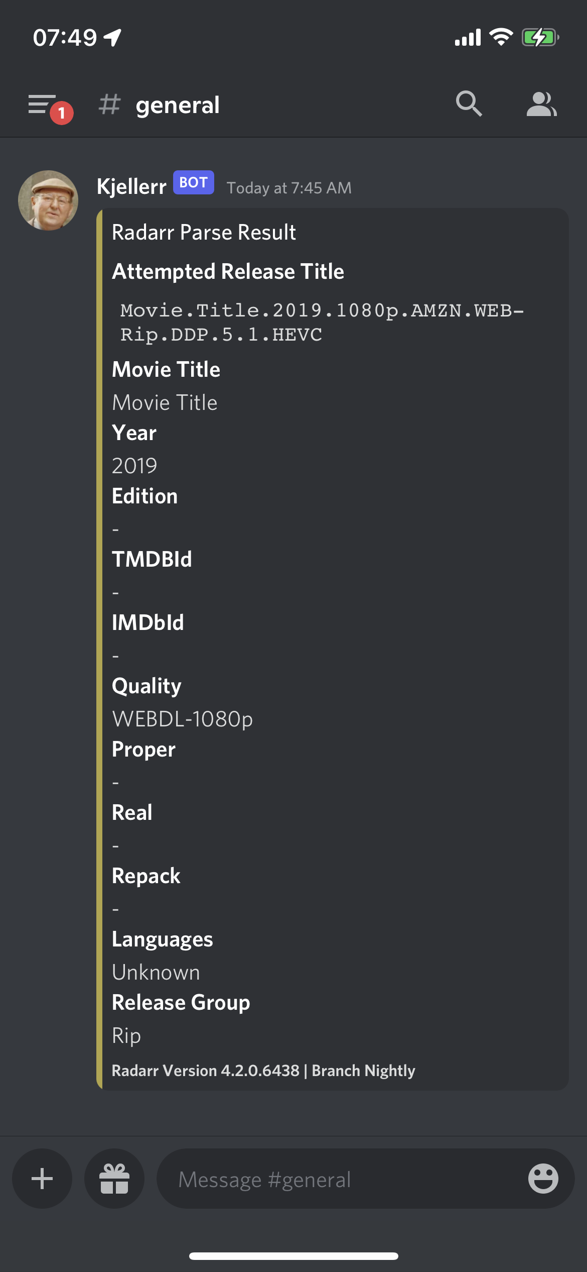 Web-Rip parsed as web-DL · Issue #7424 · Radarr/Radarr · GitHub