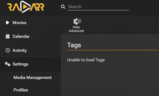 Collections adding movies with NULL tags breaks Settings/Tags - Object reference not set to an ...
