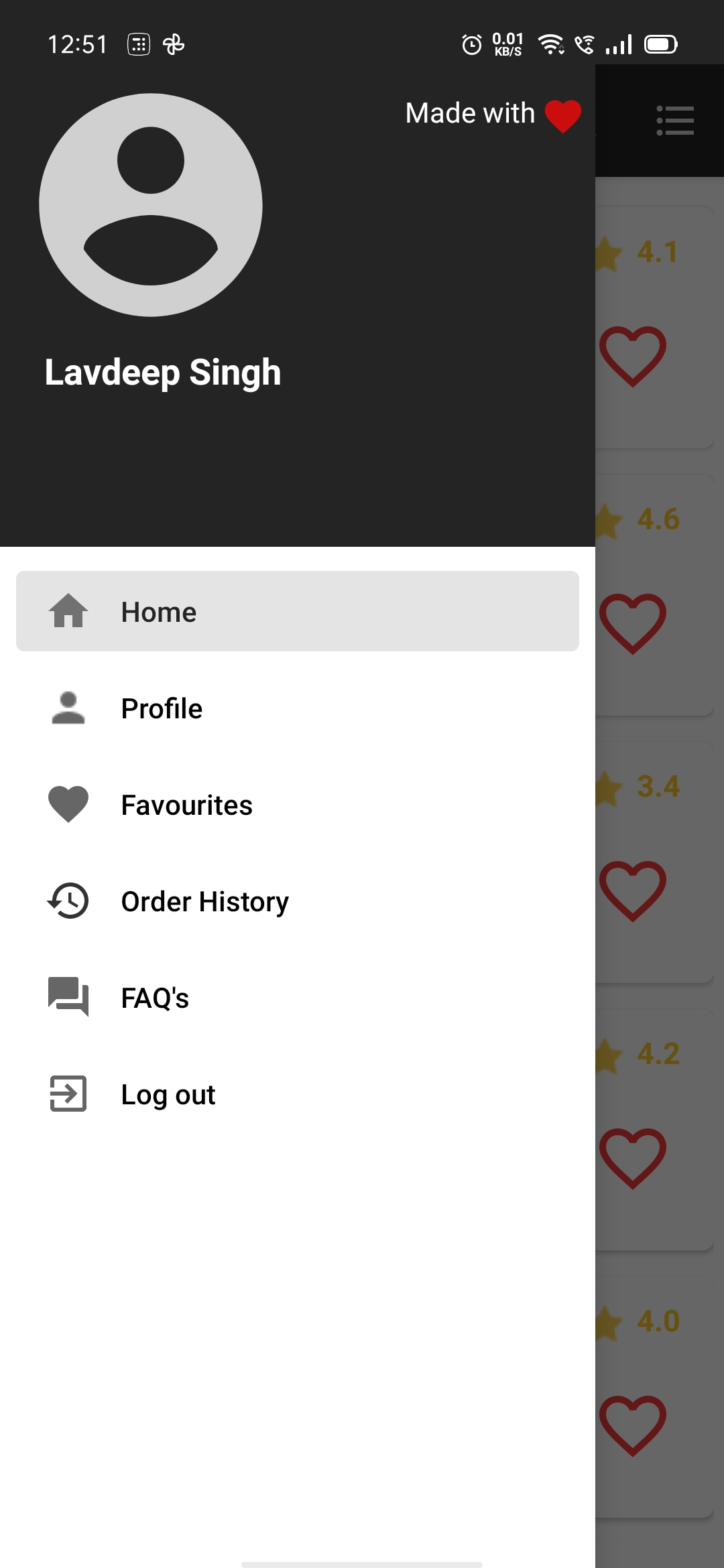 GitHub - Lavdeep-Singh/FoodRunner-App: Food ordering App