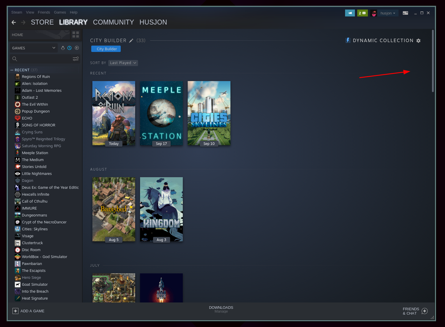 Dynamic collections allows scrolling way past its content · Issue #8727 · ValveSoftware/steam ...