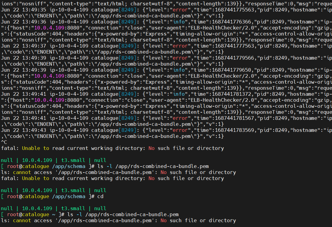 Not able to load catalogue items in application · learndevopsonline ...