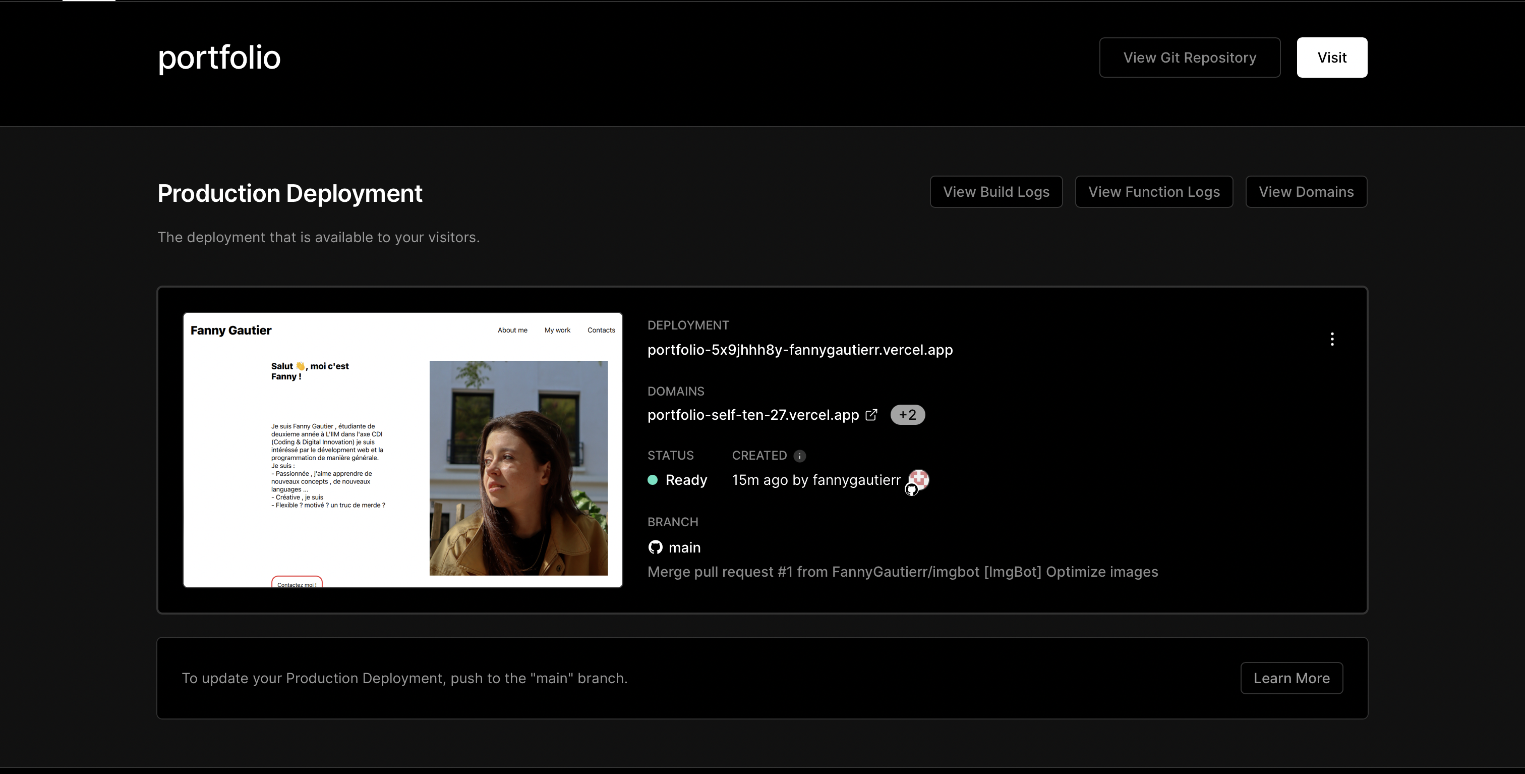 GitHub - FannyGautierr/Portfolio
