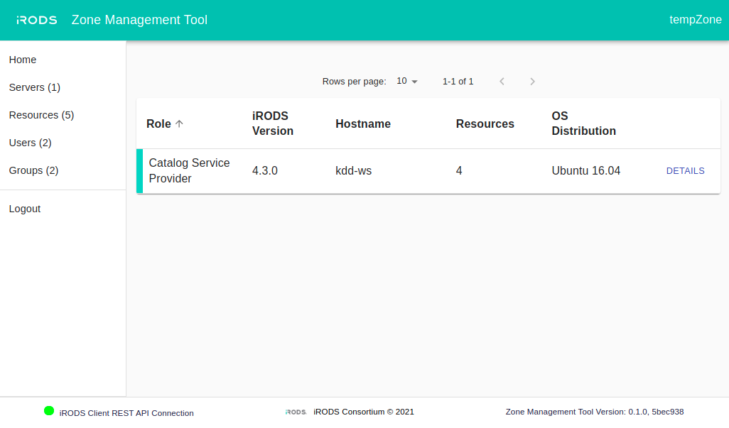 Mismatch Number Of Reported Resources · Issue 77 · Irods Irods Client Zone Management Tool · Github