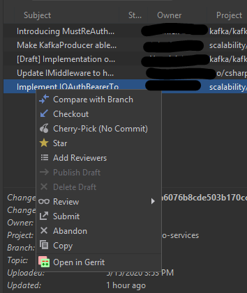 Allow cherry-picking *and* committing · Issue #383 · uwolfer/gerrit-intellij-plugin · GitHub