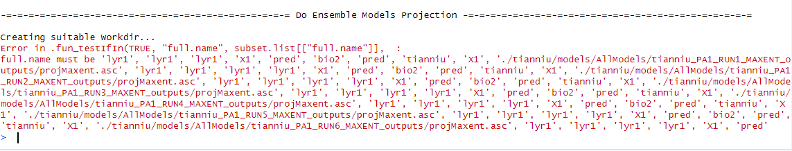 About project ensemble models (from single projections) · Issue #233 · biomodhub/biomod2 · GitHub