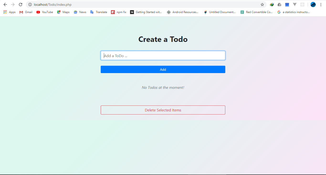 GitHub - InnocentAnyaele/To-Do-Application: A todo application for users to create reminders.