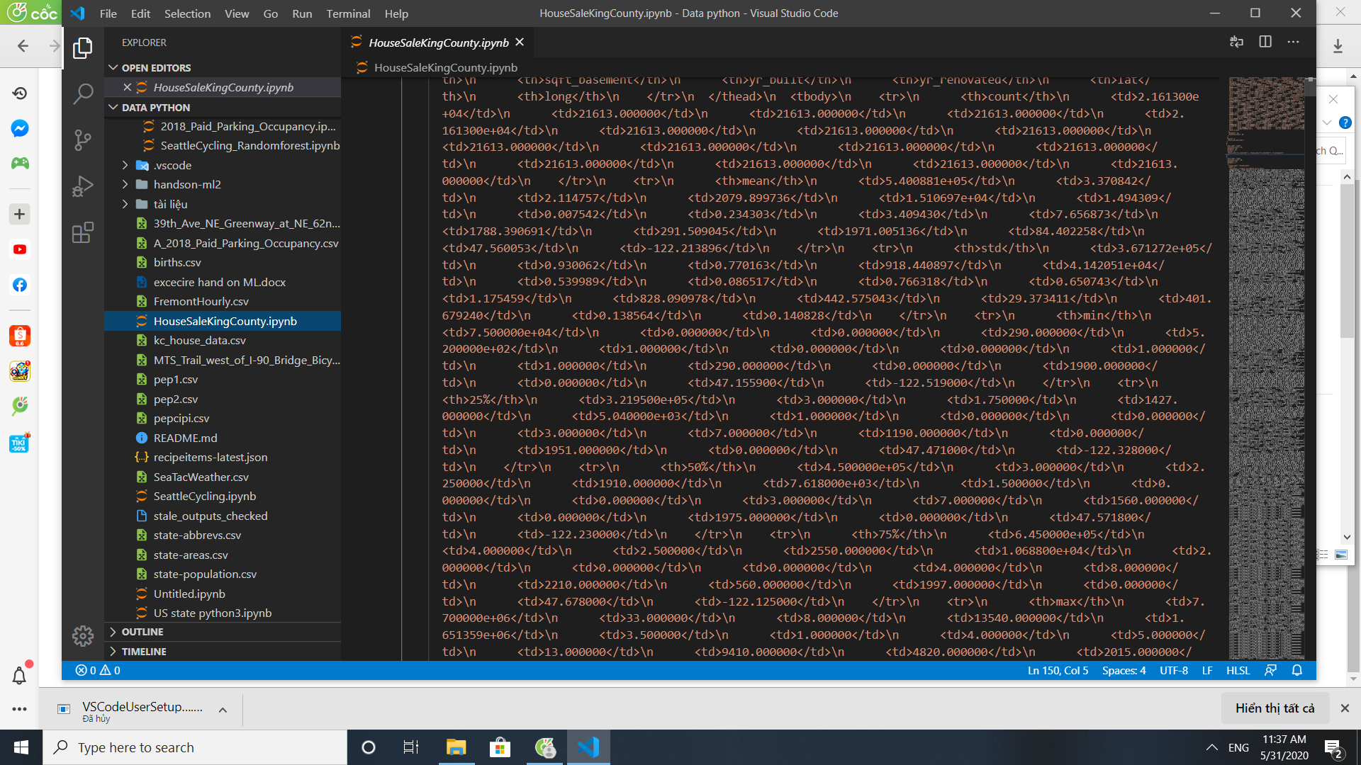 Jupyter Notebook In Visual Studio Code