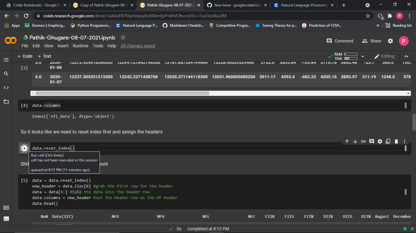 Cell stuck after running and not giving any response · Issue #2123 ...