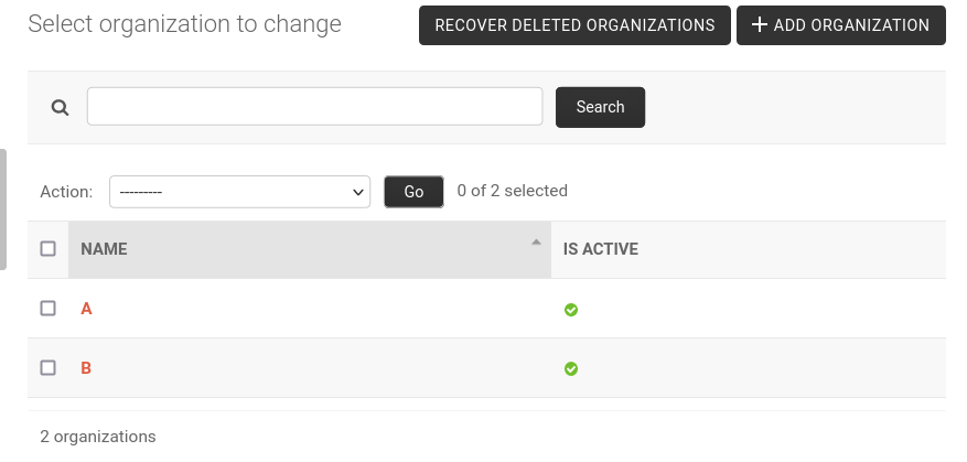 [bug] User in 2 organizations sees his user listed twice if not superuser · Issue #324 ...