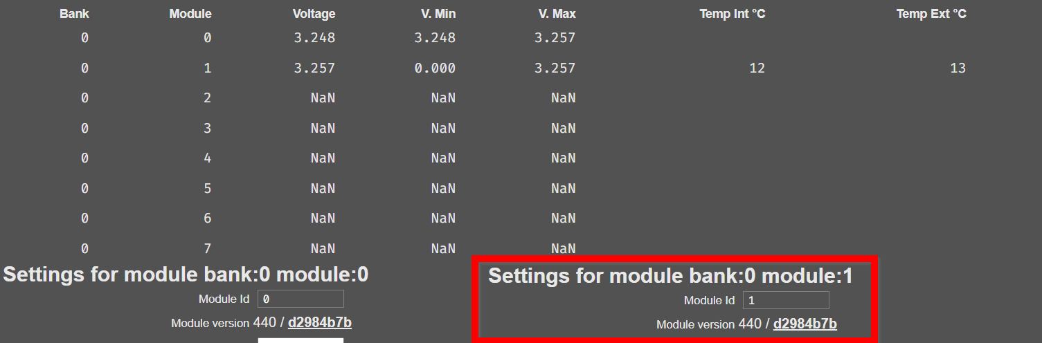 No temperature displayed · Issue #155 · stuartpittaway/diyBMSv4ESP32 · GitHub