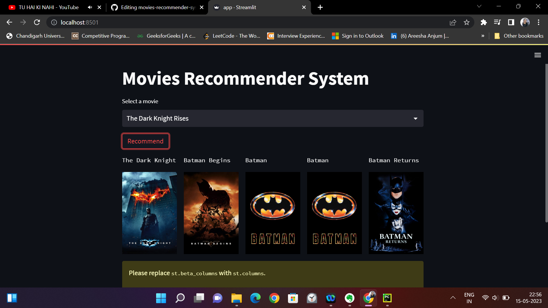 GitHub - areeshaanjum748/movies-recommender-system: Movie Recommender System Using Content-Based ...