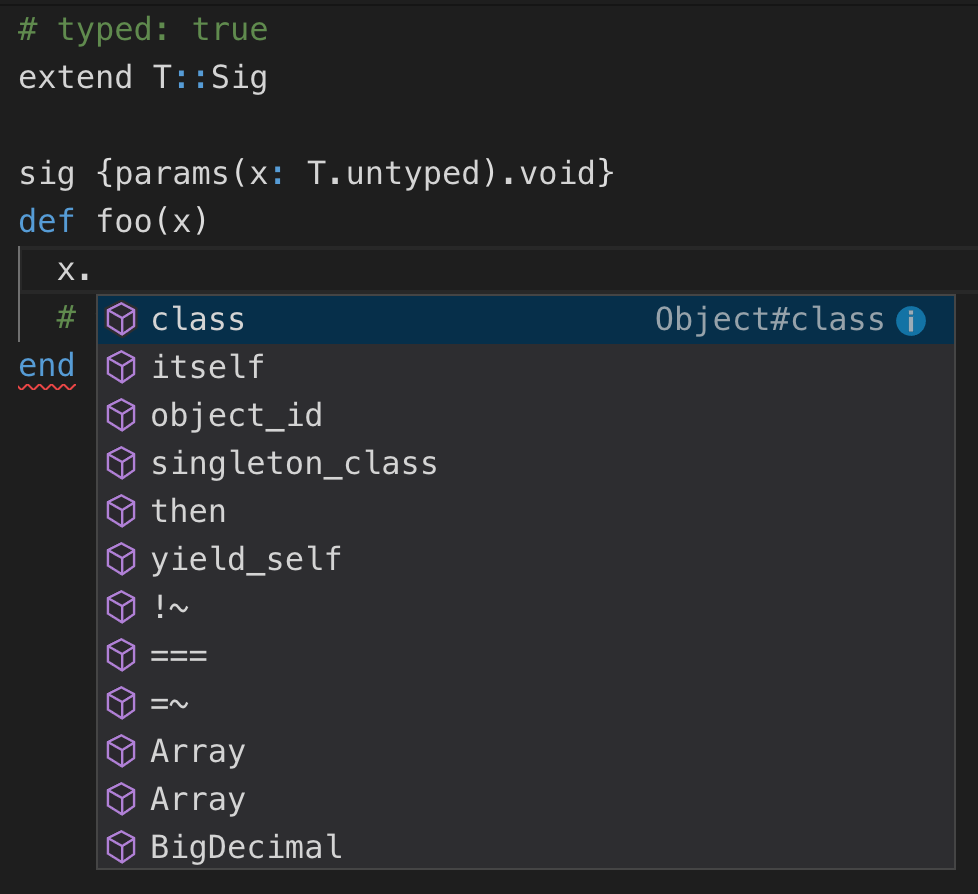 Completion results are not empty for untyped receiver · Issue #5147 · sorbet/sorbet · GitHub