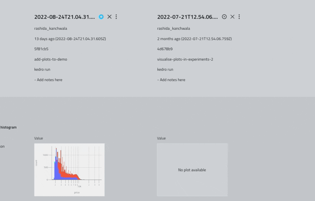 Explore Lazy Loading Results In The Experiment Tracking View · Issue 1297