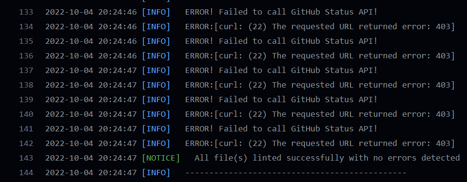 3137 Followup Linting Prs From Forks · Issue 3419 · Super Lintersuper Linter · Github 1008