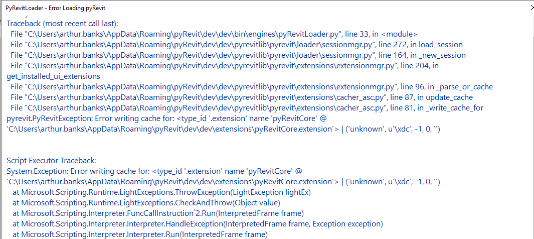 pyRevit 4.7.2 beta3 Load Error · Issue #695 · pyrevitlabs/pyRevit · GitHub