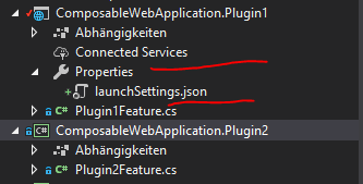 How do you create a class library for asp netcore which receives VS ...