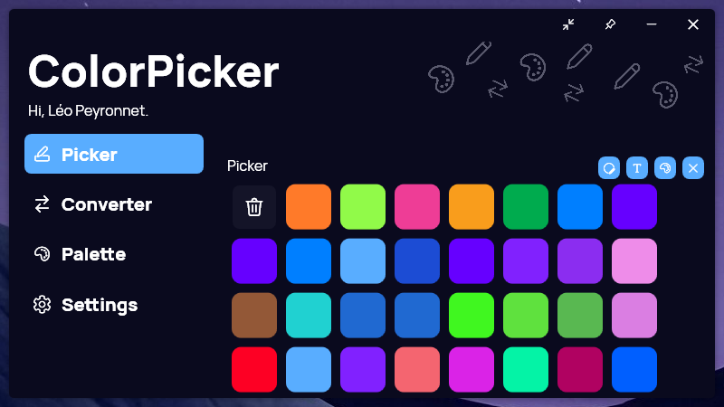 [Bug] Scroll bar in "Color History" doesn't work · Issue #184 · Leo-Corporation/ColorPicker · GitHub