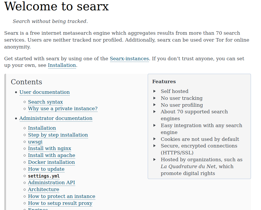 CI documentation build HTML seems buggy · Issue #2730 · searx/searx · GitHub