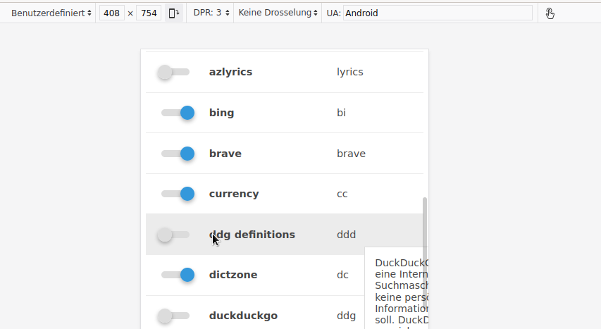 Positioning of modal dialogues do not fit to small devices · Issue #356 · searxng/searxng · GitHub
