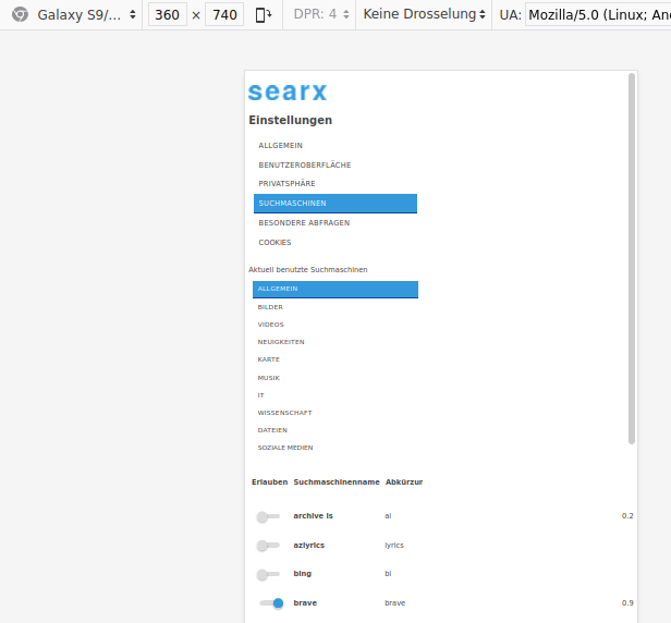 simple theme: /preferences: layout issue on mobile. · Issue #351 ...