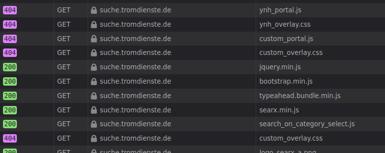 Errors in the HTML scan default to vanilla score · Issue #101 · searxng/searx-space · GitHub