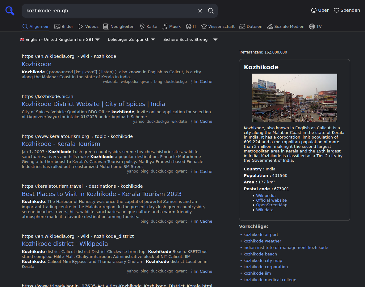 [Suggestion] Improve "General" view · Issue #1731 · searxng/searxng · GitHub