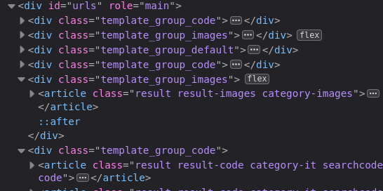 Arrow-Keys (and vim hotkeys) do not work in mixed result lists · Issue ...