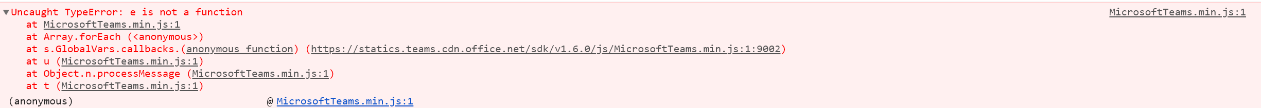 Teams Sdk Would Throw Error When Call Initialize Multiple Times · Issue 2872